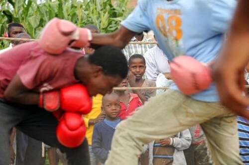 In Zimbabwe, boys are offered boxing instead of despair