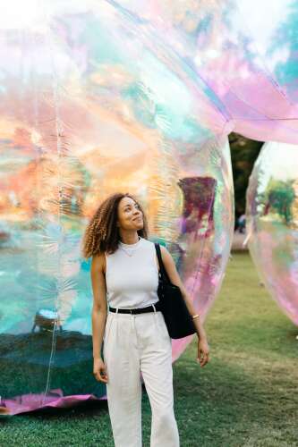 Shimmering Summer: Chicago Botanic Garden to feature iridescent bubble art