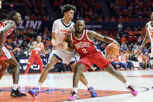 Will Riley scores 24, No. 18 Illinois mounts late comeback to beat Ohio ...