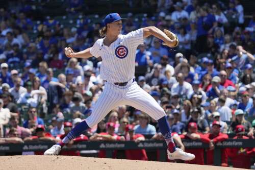 Cubs pitcher Brown diagnosed with stress reaction in neck
