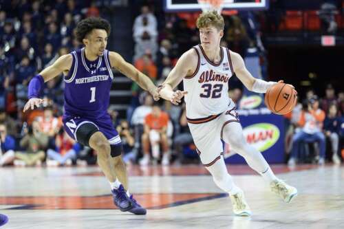 Kylan Boswell scores 17 points as No. 17 Illinois defeats Northwestern ...