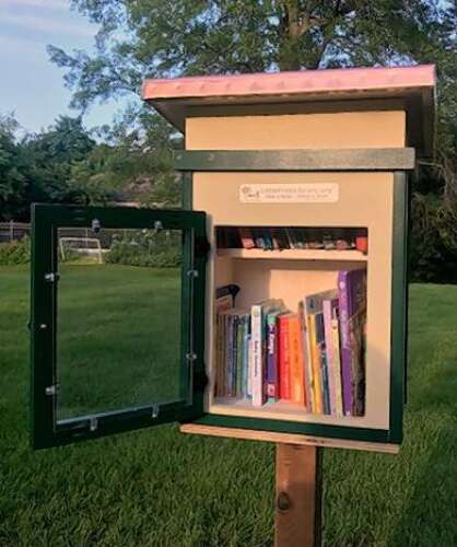 Girl Scouts bring Little Free Libraries to Lincolnshire parks