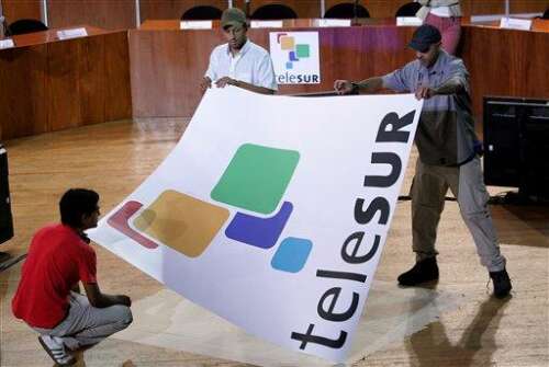 Argentina cuts ties with leftist TV network Telesur