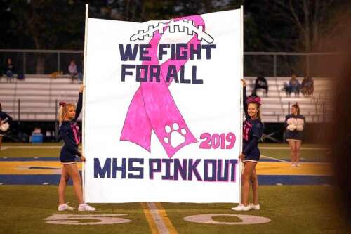 'Pink Out' football game raises money to help families battle cancer