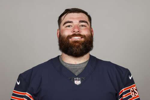 New Bears offensive lineman Bates returns to practice from shoulder injury