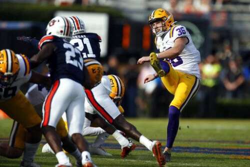 Browns release two kickers after drafting LSU's Cade York