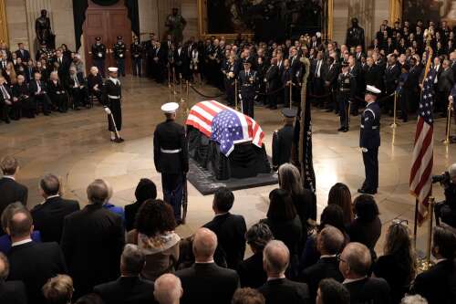 Jimmy Carter eulogized by Kamala Harris, Congressional leaders at US ...