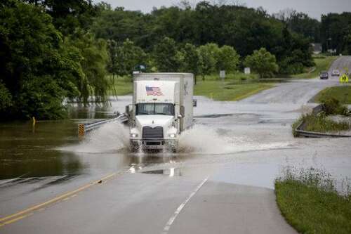 Damage revealed from flash flooding in parts of Indiana