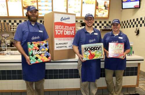 Culver's of Addison Collecting Toys for Elmhurst Hospital Kids