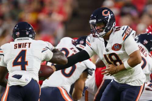 Swift response: Bears down to one healthy running back going into ...