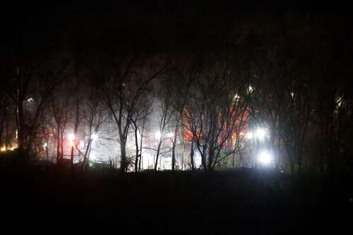 None hurt in fire at Elgin homeless encampment