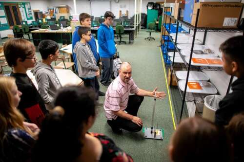 Grove Junior High students explore engineering careers