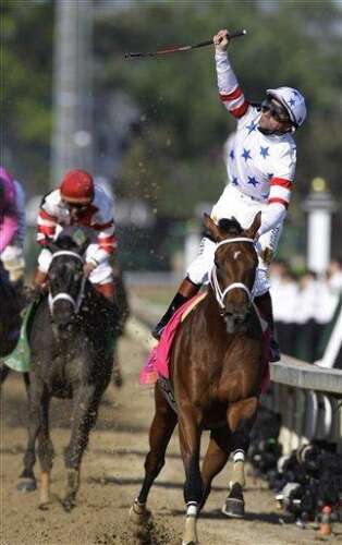 Big Brown wins Derby; filly Eight Belles euthanized