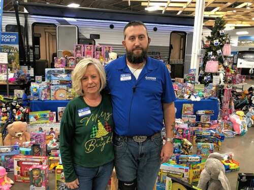 'It takes a village' Gander Outdoors employees continue toy drive tradition