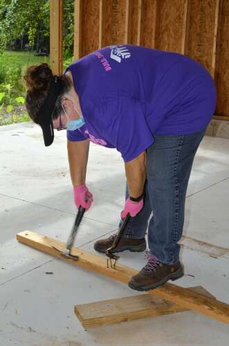 Area women pound nails in fourth annual Fox Valley Habitat Women's Build