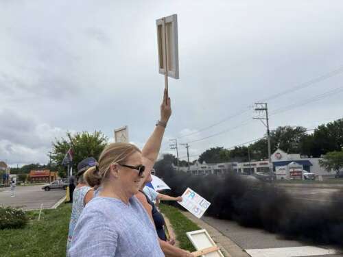 Antioch man found guilty of ‘rolling coal’ at anti-Trump rally in McHenry