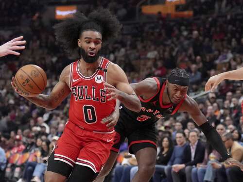 Bulls beat the Raptors 122-106 to end Toronto’s season-best winning streak at 5