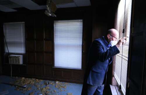 The debate over granting landmark status to David C Cook property in Elgin