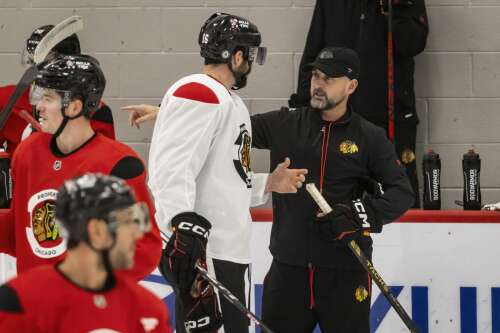 Blackhawks GM Kyle Davidson looks for improvement from team after ...