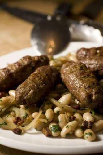 Basque Lamb Sausage With White Beans