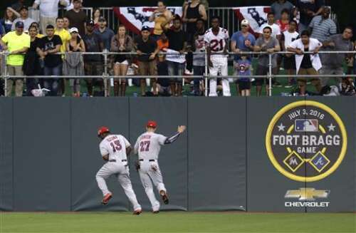 MLB officials pack in full schedule before Fort Bragg game