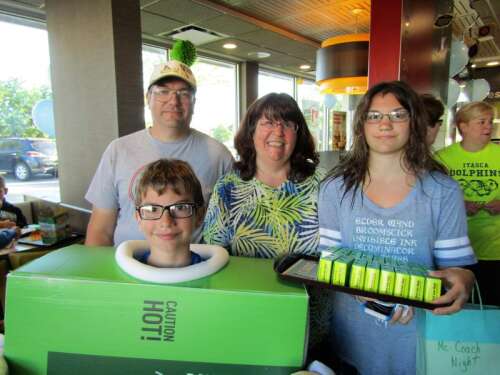 Itasca McDonald's Hosts Fundraiser for the Itasca Dolphin Swim Team