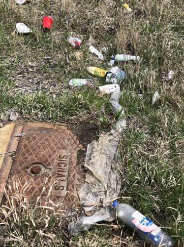 Volunteers tackle litter problem one piece at a time