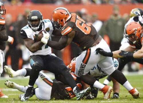 Jags ride defense to 19-7 win over Browns, move into first