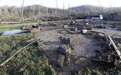 Christmastime tornadoes ravage South; at least 14 killed