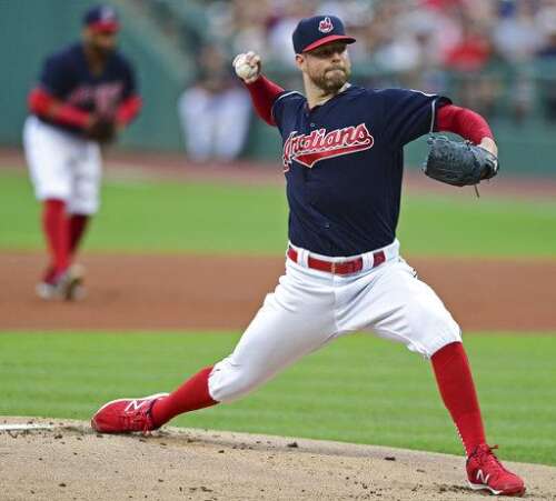 Kluber upstages Gray's debut as Indians down Yankees 5-1