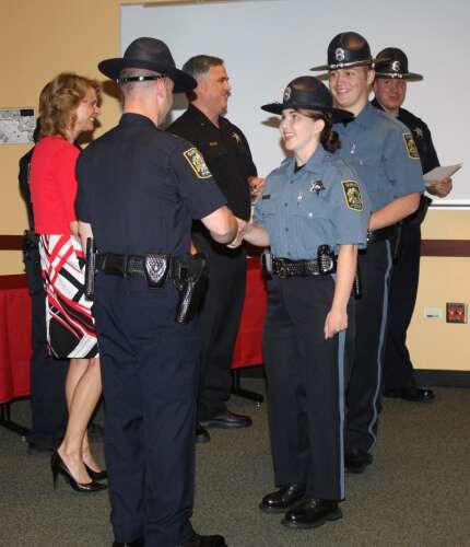 Gurnee police Explorers earn badges