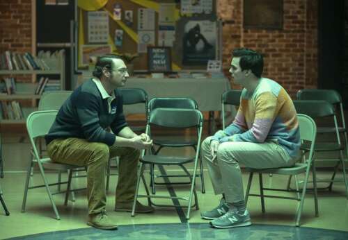 Blood sloshes and Nicolas Cage feasts in horror-comedy 'Renfield'