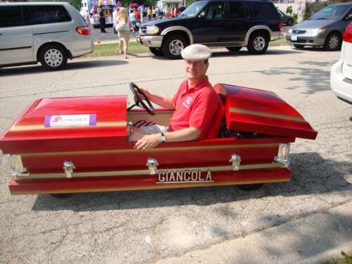 Giancola's casket go-kart livens up local parade