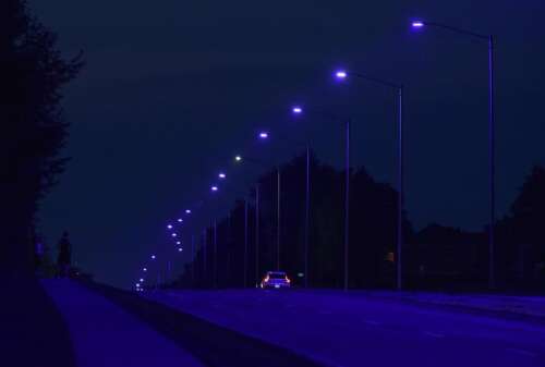 Purple haze: How defective LED light fixtures are casting spooky glow ...