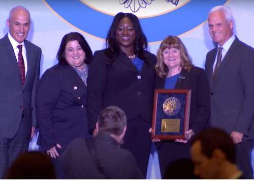 Wheaton's St. Francis High School accepts Blue Ribbon Award in ...