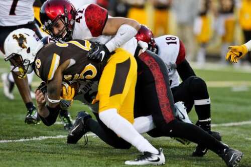 Wyoming beats No. 24 San Diego State 34-33
