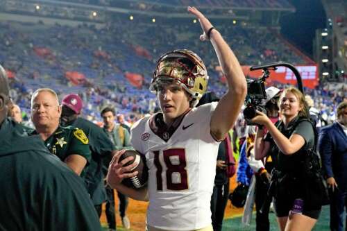 No. 4 Florida State is tabling playoff talk. The ACC title game, No. 15 ...