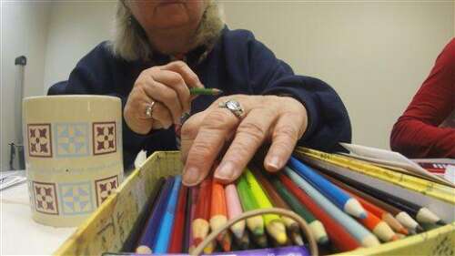 Libraries, meetup groups get into adult coloring craze