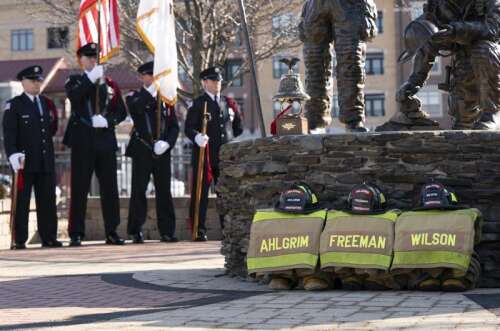 Palatine honors volunteers killed fighting 1973 Ben Franklin fire