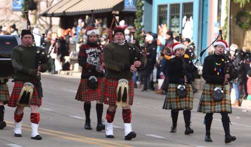 Santa, bands highlights of Dundees' Spirit of Christmas parade
