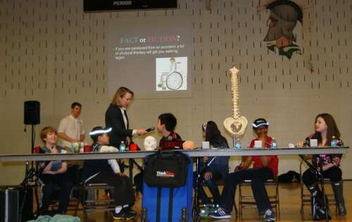 Students learn to "ThinkFirst!"