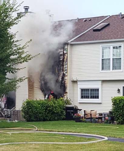 At least one person hurt in Streamwood explosion, fire