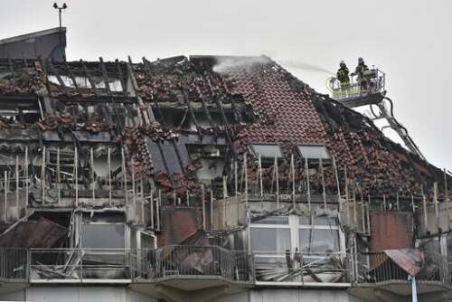 Germany hospital fire started by patient's self-immolation