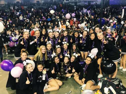 Schaumburg Athletic Association seventh-grade cheerleaders win state ...
