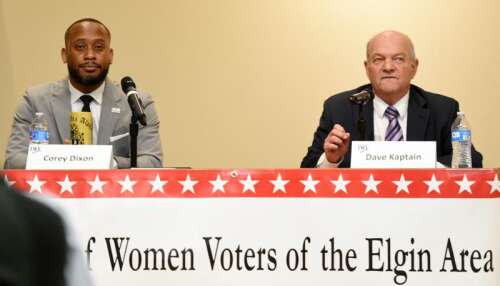 Kaptain takes early lead in Elgin mayor race