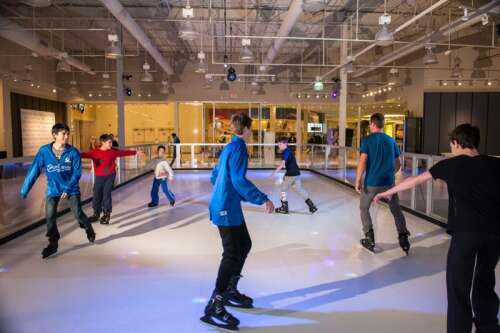 New Skate Room Ice Skating Rink Opens Inside Hawthorn Mall; Features ...