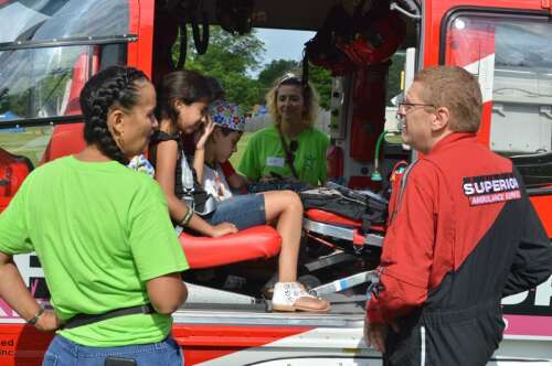 Advocate Good Samaritan Kids Camp 911 educates emergency safety skills