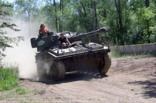 Tank drivers see plenty of action