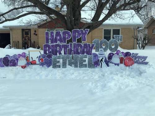 Roselle Helps Woman Celebrate 100th Birthday With Drive By Parade