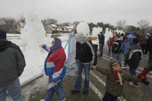 Etching their visions in snow